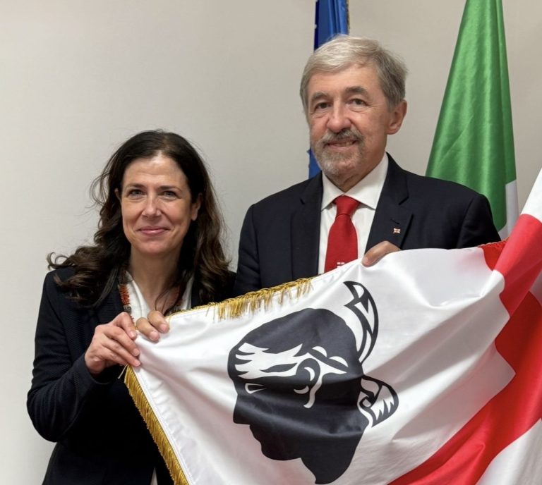 Liguria, Bucci incontra la presidente della Sardegna Todde a Cagliari ...